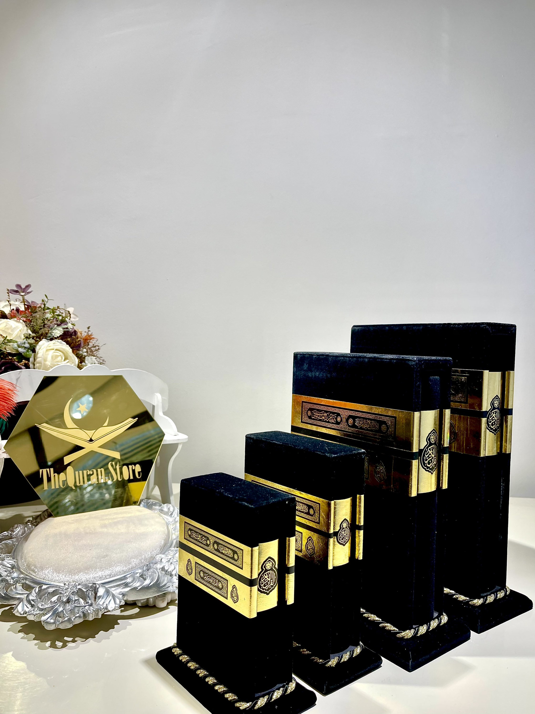 Kaaba Design Quran Velvet Embossed and Quran Box Quran Gift - Etsy
