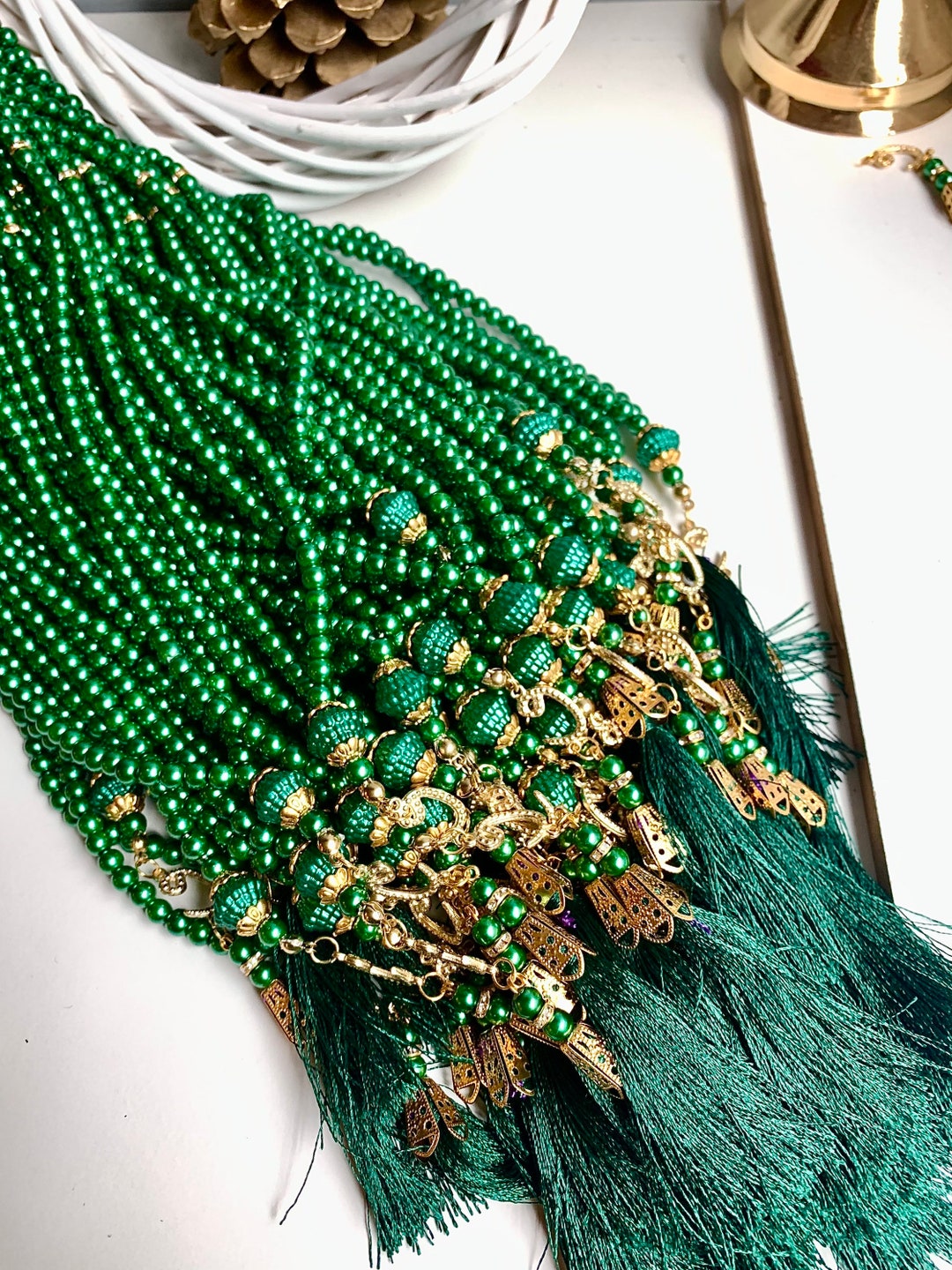 Prayer Beads Bundle, Islamic Gift, Pearl Tasbih, Tasbih, 99 Bead ...