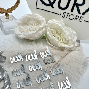 Allah Sign Tag Bundle, Allah Acrylic Mirror Tag Sticker, Allah Label ...