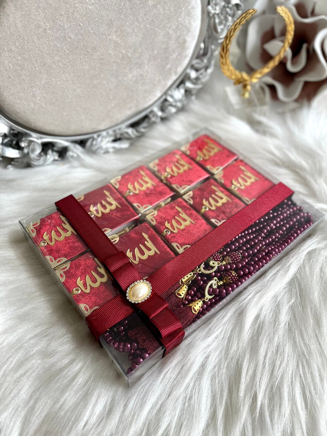 Mini Quran Bundle Gift Set, Muslim Friend Gift, Custom Islamic Gift ...