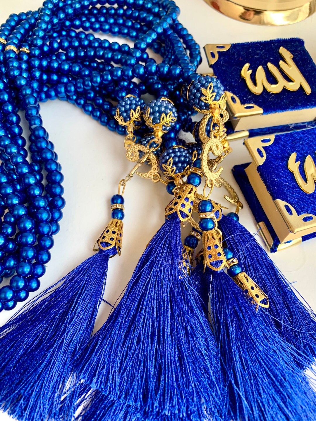 Prayer Beads Bundle, Islamic Eid Gift, Pearl Tasbih, Tasbih, 99 Bead ...