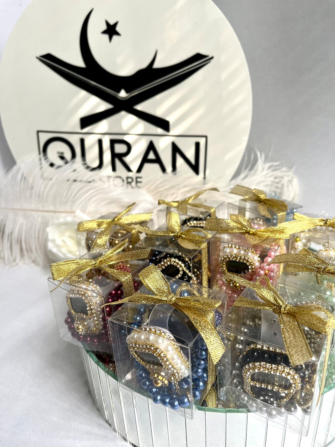 Hajj Gift, Umrah Favors, Swarovski Digital Tasbih, Prayerbeads Bundle ...