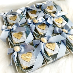 Black Mini Quran Gift Set, Muslim Wedding Gift Set, Wedding Favors ...