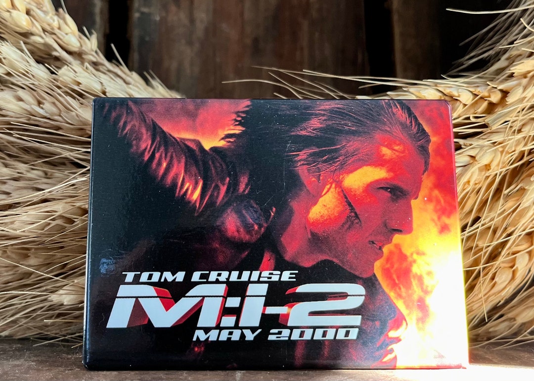 2000 ~ “mission Impossible 2” Pin Back Button ~ Authentic Movie Release ...