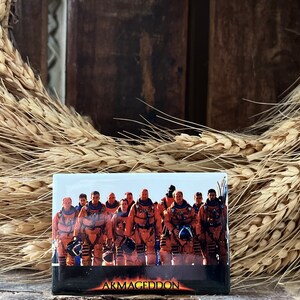1998 ~ Armageddon Pin Back Button ~ Authentic Movie Release Promotional ...