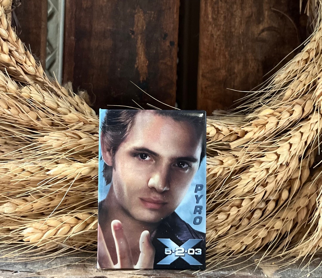 2003 X-men 2 pyro Pin Back Button Authentic Movie Release Promotional ...