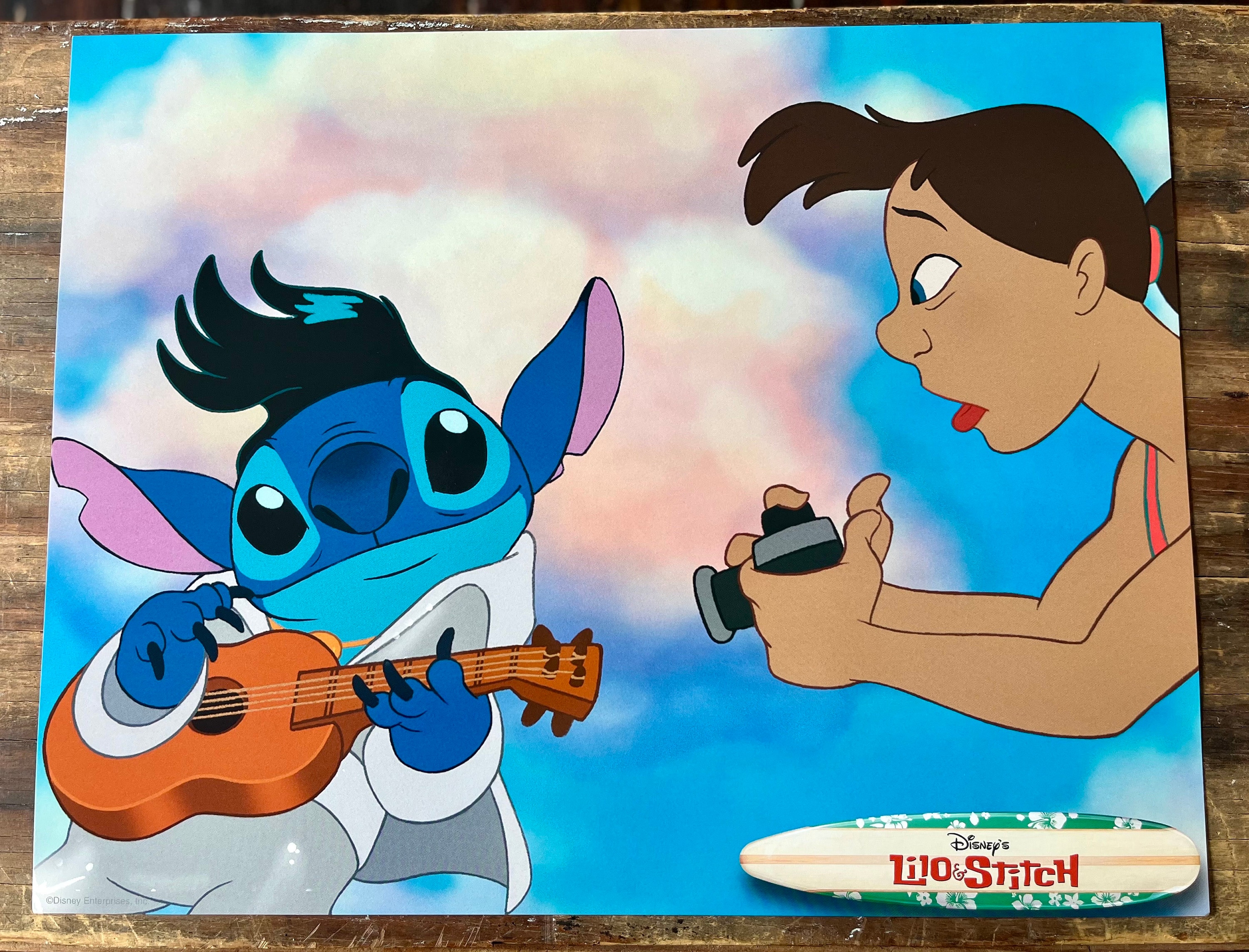 Walt Disney Animation 2002 lilo & Stitch Authentic Movie Theater Lobby ...