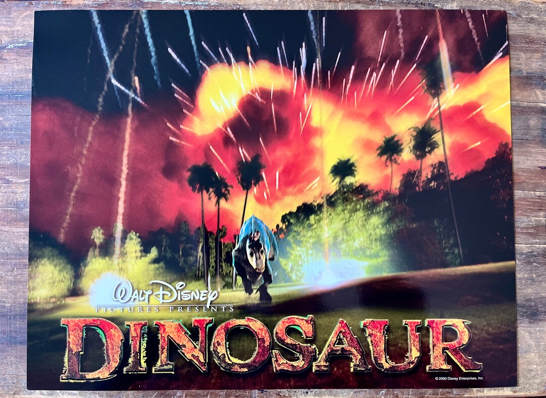Disney's Dinosaur Movie Lobby Card, 2000 Theatrical Release, 11x14" - Etsy