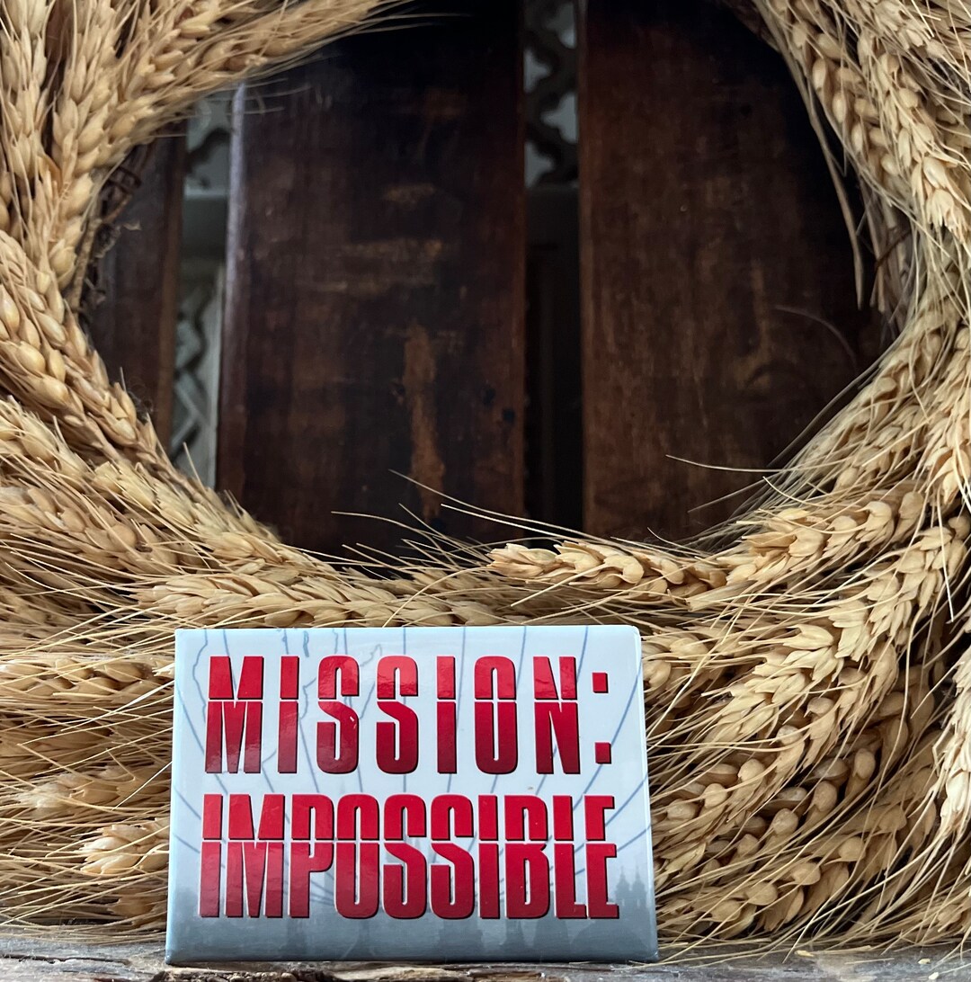 1996 ~ Mission Impossible Pin Back Button ~ Authentic Movie Release ...
