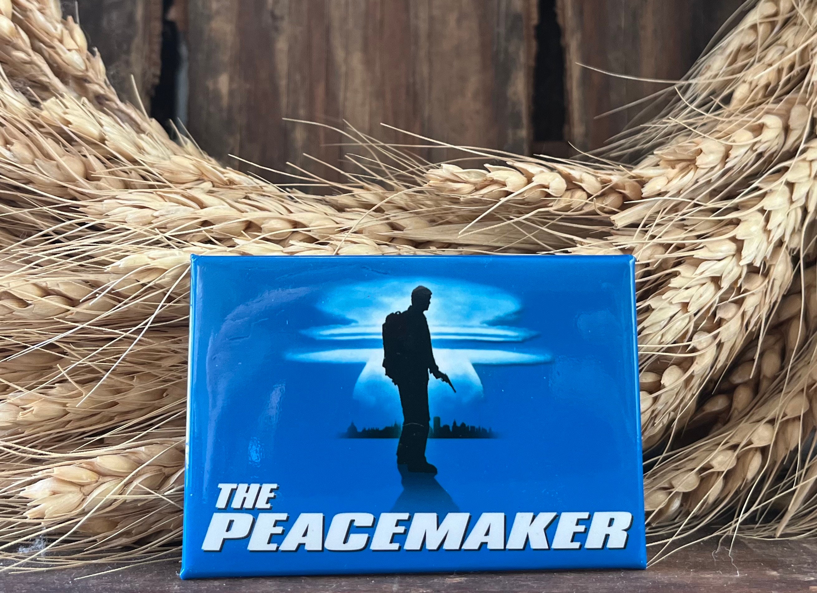 1997 ~ the Peacemaker Pin Back Button ~ Authentic Movie Release ...