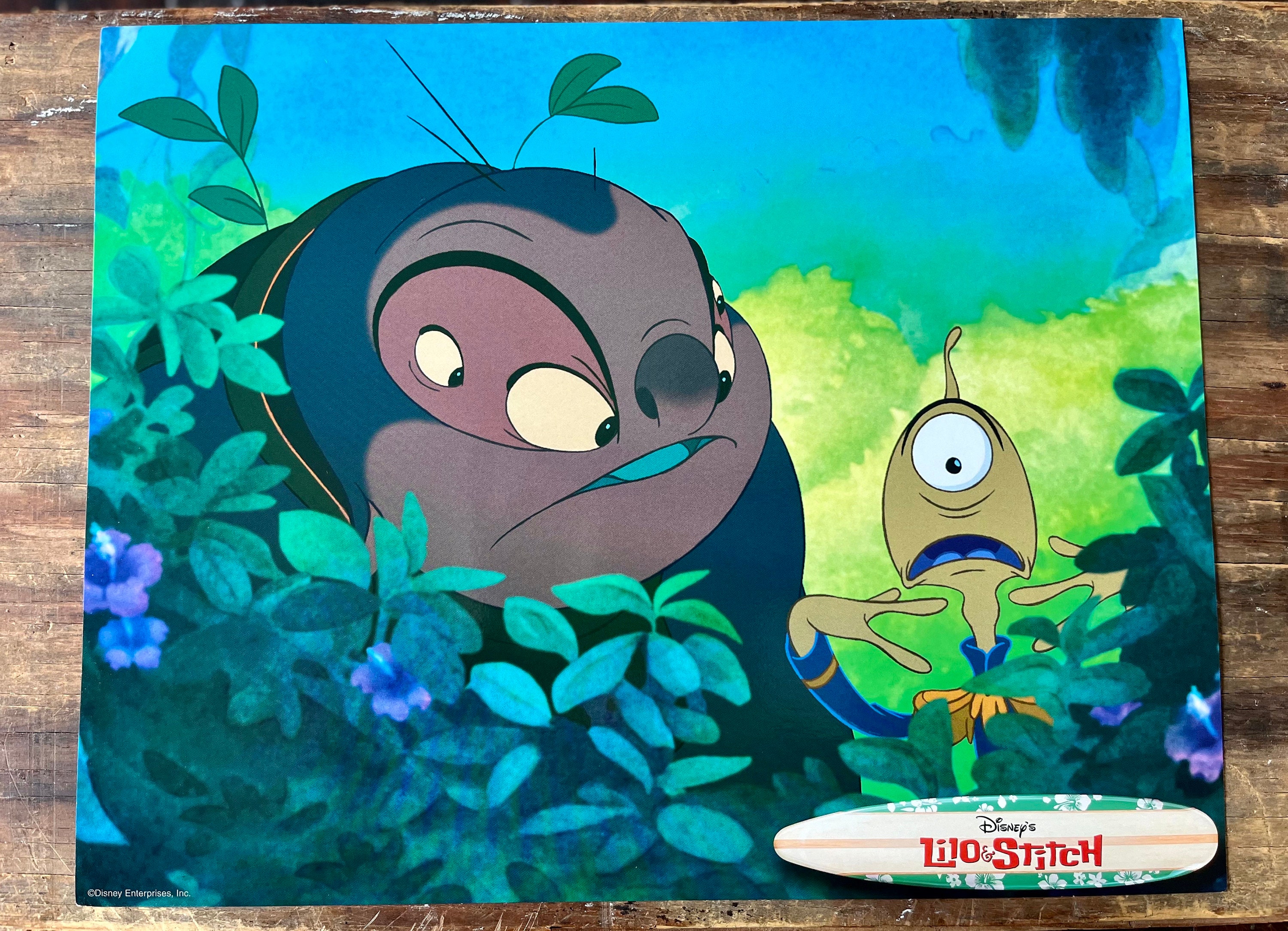 Walt Disney Animation 2002 lilo & Stitch Authentic Movie Theater Lobby ...