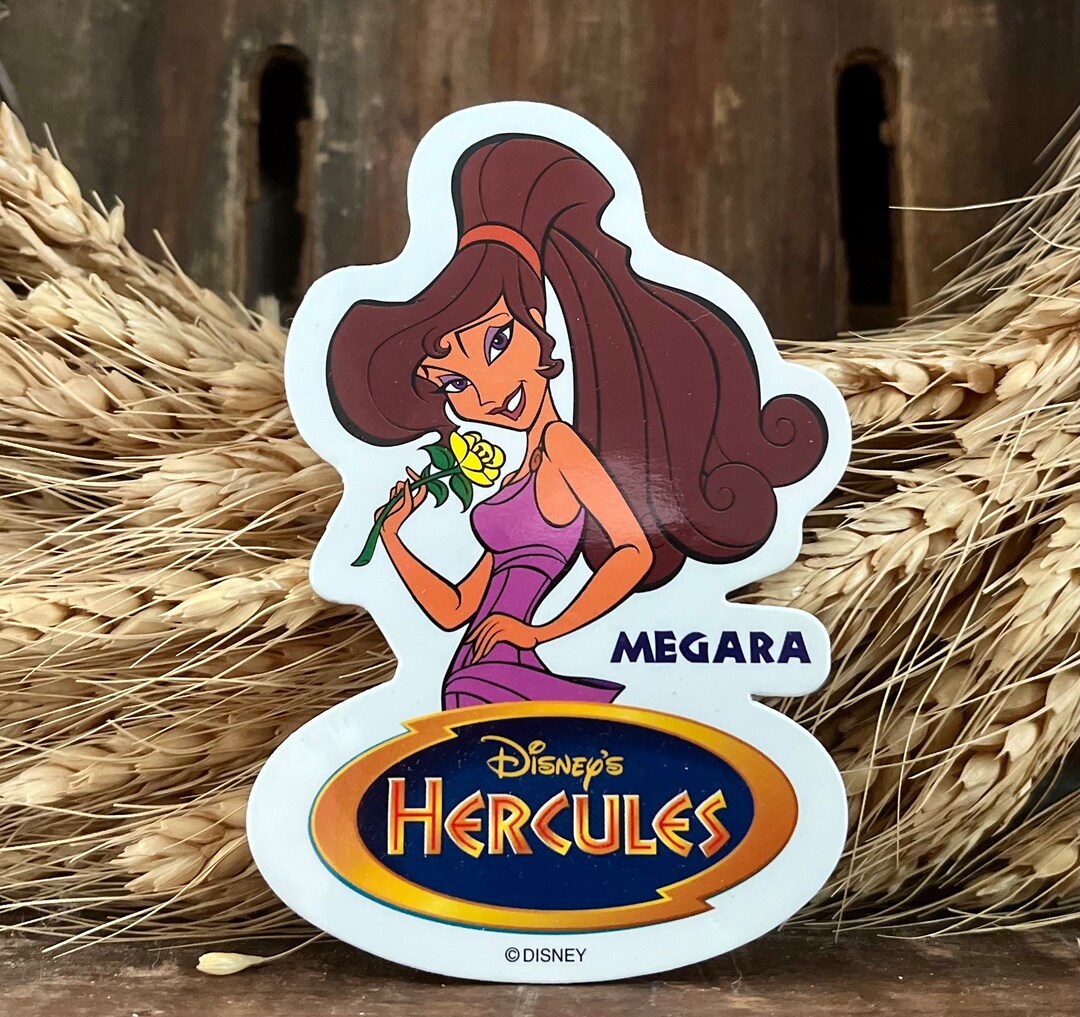 Vintage 1998 Hercules Movie Pin: Megara Promotional Badge - Etsy