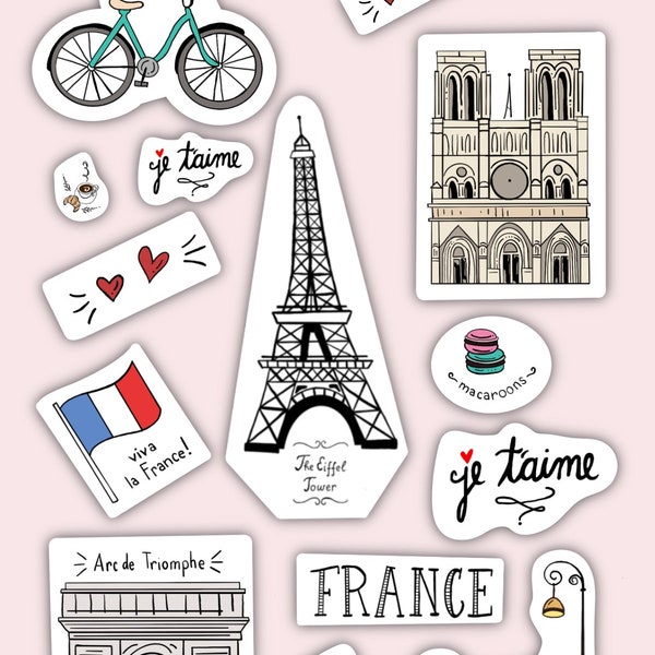 Paris Sticker - Etsy