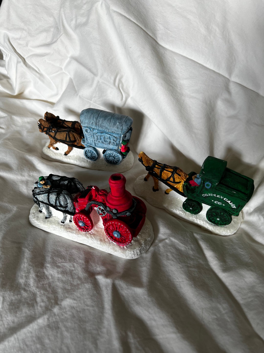 Vintage Wee Crafts Fire, Ice and Dairy Trucks - Etsy