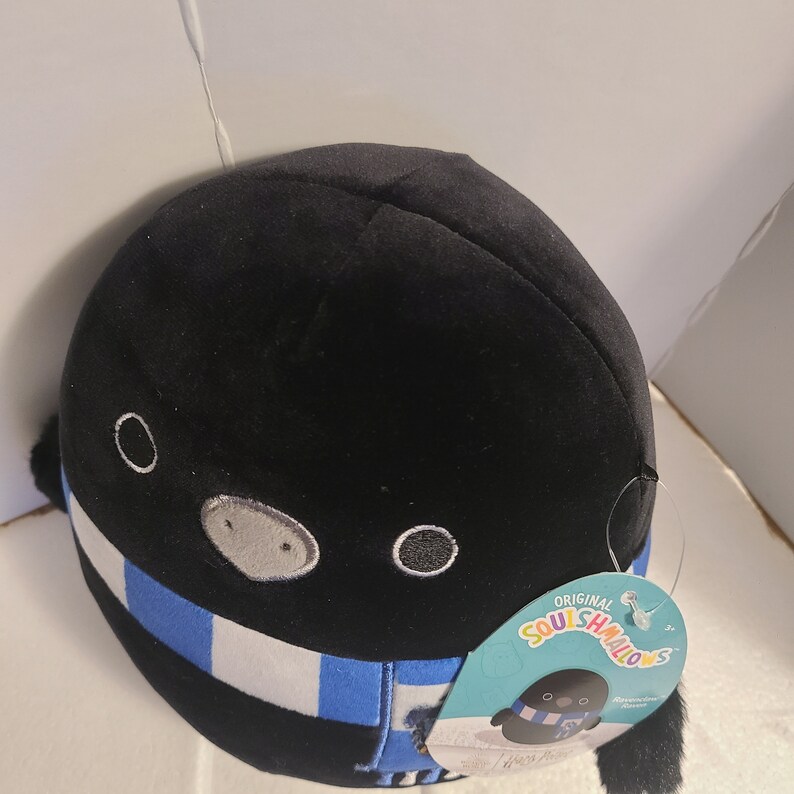 Squishmallow Harry Potter 8 Ravenclaw Raven PLUSH NWT Black With Scarf ...