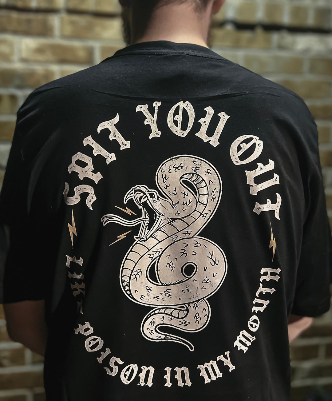 Spit You Out Like Poison in My Mouth Original Graphic Tee | Snake ...