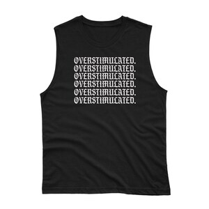 OVERSTIMULATED Crop Top Overstimulated Mom ORIGINAL Design Alt Apparel ...