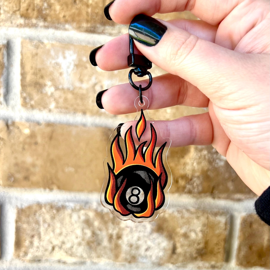8 Ball Keychain | American Traditional Flash Accessories | Alternative ...