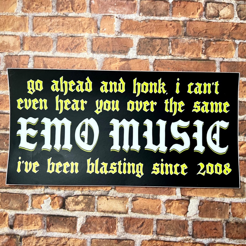 Emo Car Decal - Etsy