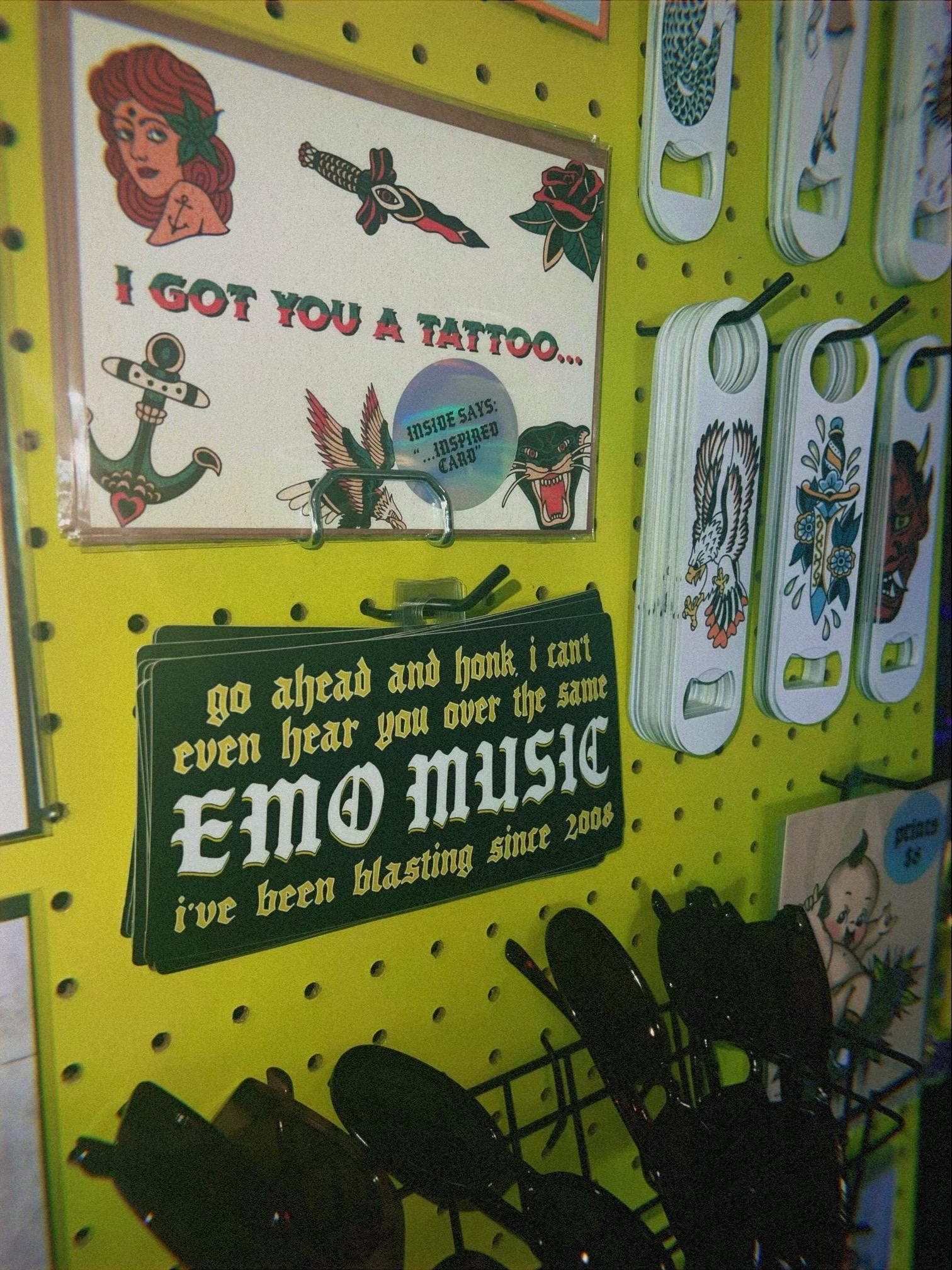 Emo Music Bumper Sticker | Alternative Car Decor | Emo Forever | Car ...