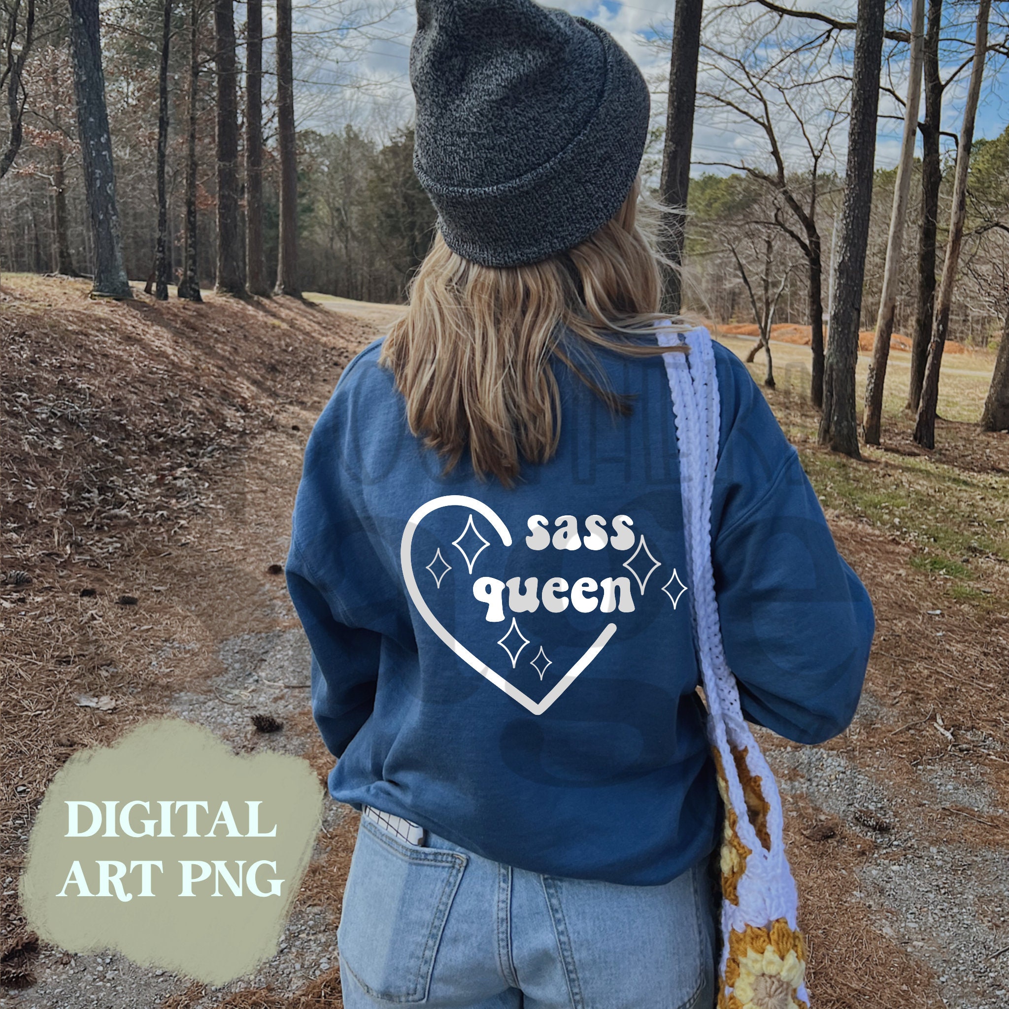 Sass Queen PNG SVG Digital Art Design/ Digital Shirt Design/ - Etsy