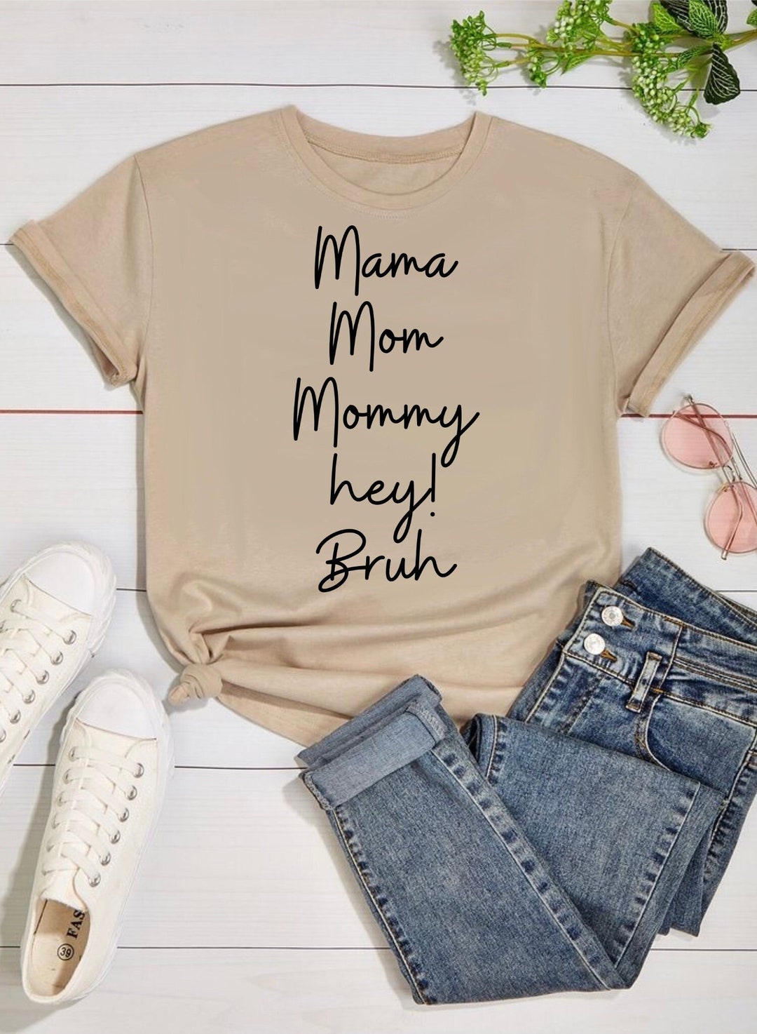 Mama Mom Mommy Hey Bruh Trendy PNG SVG Digital Art - Etsy