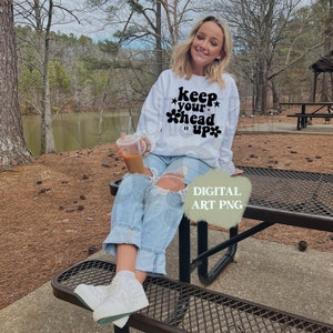 Keep Your Head up PNG SVG Digital Art Design/ Digital Shirt Design ...