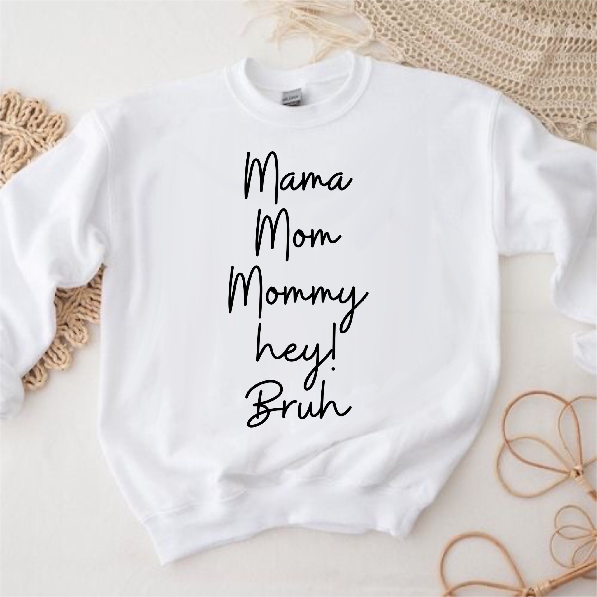 Mama Mom Mommy Hey Bruh Trendy PNG SVG Digital Art - Etsy