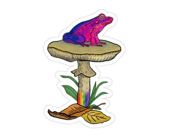 Bisexual Frog Sticker - Etsy