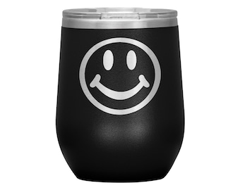 Wine Smiley Face - Etsy