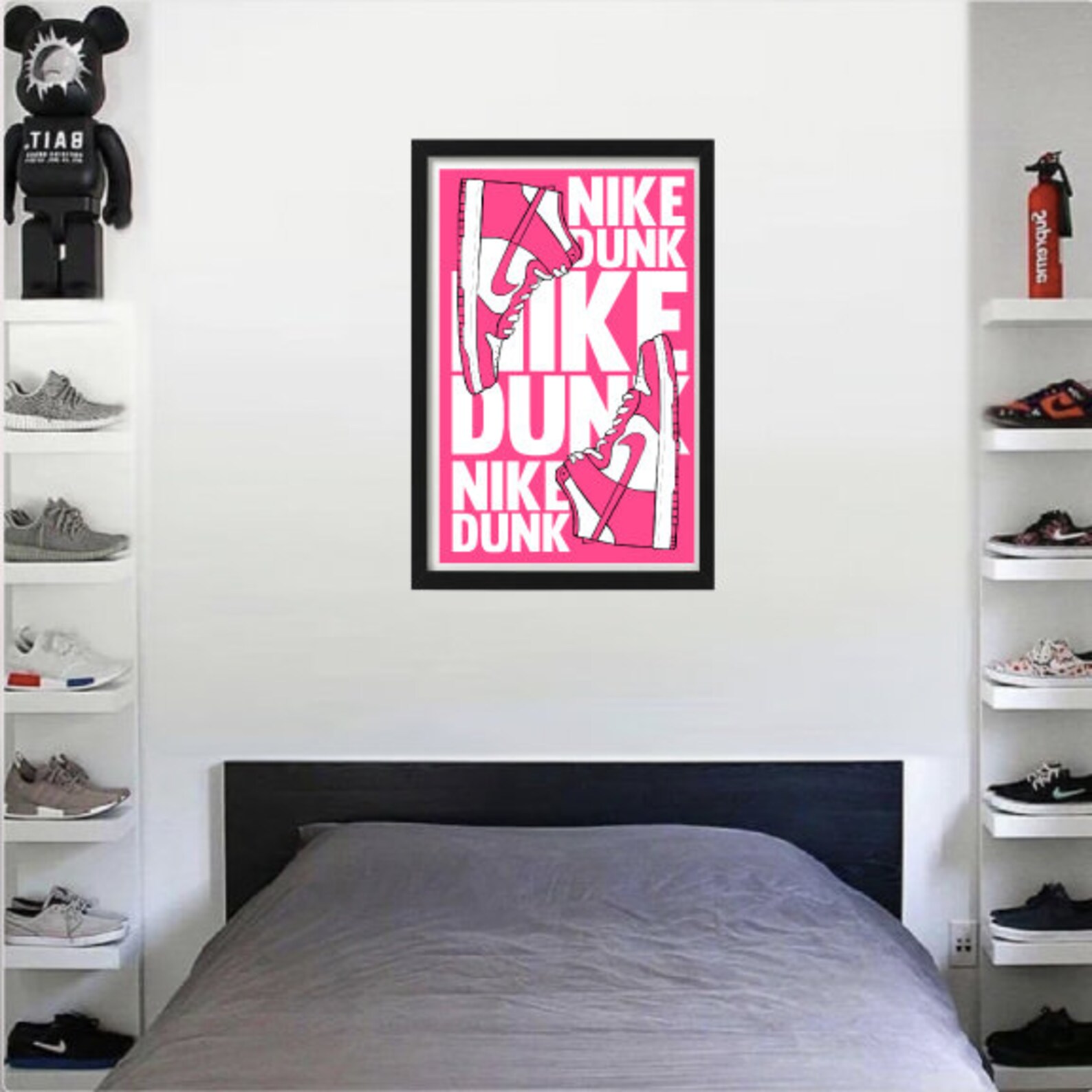 Nike Dunks Pink and White High Top Sneakers for the Sneaker Heads ...