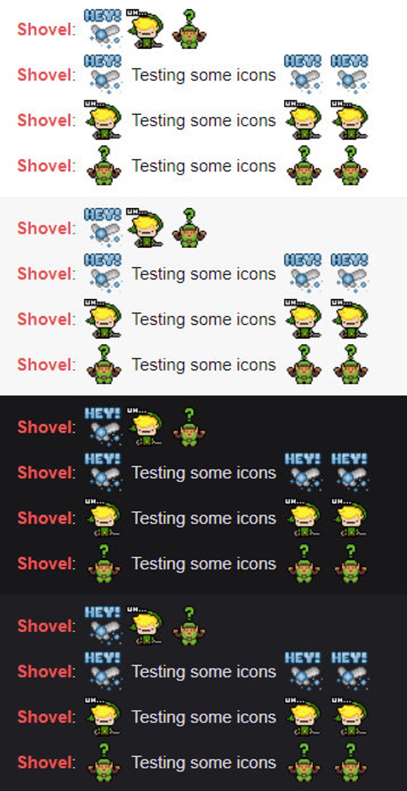 Legend of Zelda Twitch Emotes! Pixel Art Zelda: Navi, Link, NES Link ...