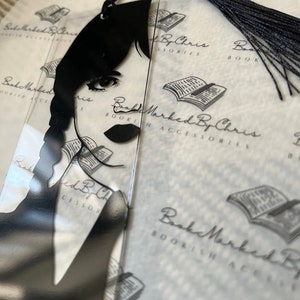 Wednesday Addams // Acrylic Bookmark, Wednesday, Book Mark,wednesday ...
