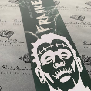 Frankenstein Bookmark // Frankenstein, Horror Gifts, Horror Merch ...