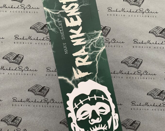 Frankenstein Bookmark // Frankenstein, Horror Gifts, Horror Merch ...