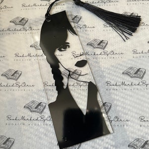 Wednesday Addams // Acrylic Bookmark, Wednesday, Book Mark,wednesday ...