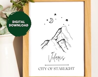 Velaris Printable Wall Art - Etsy