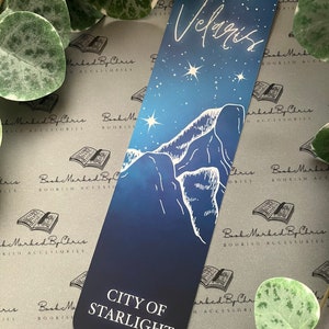 Acotar, Bookmark, Official Velaris// Acotar Merch, Sarah J Maas ...