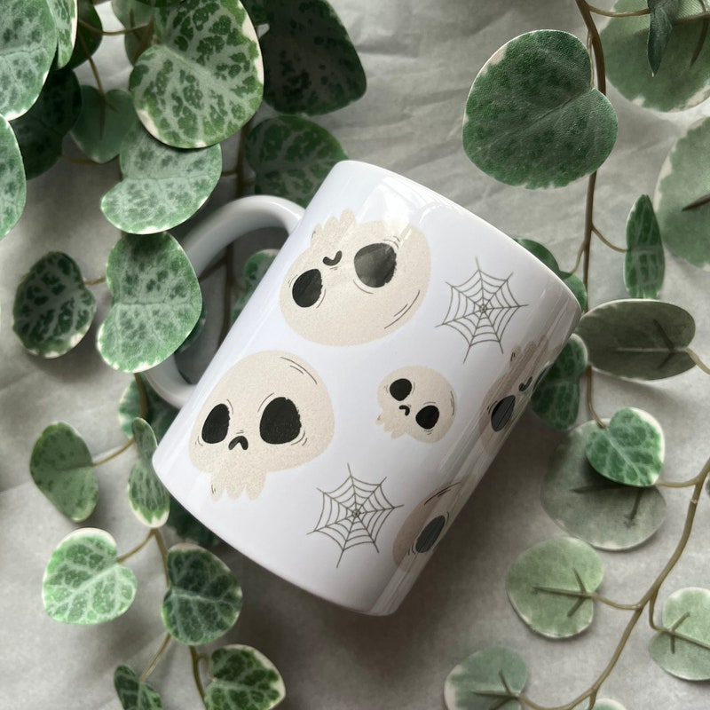 Skull Tea Cup - Etsy