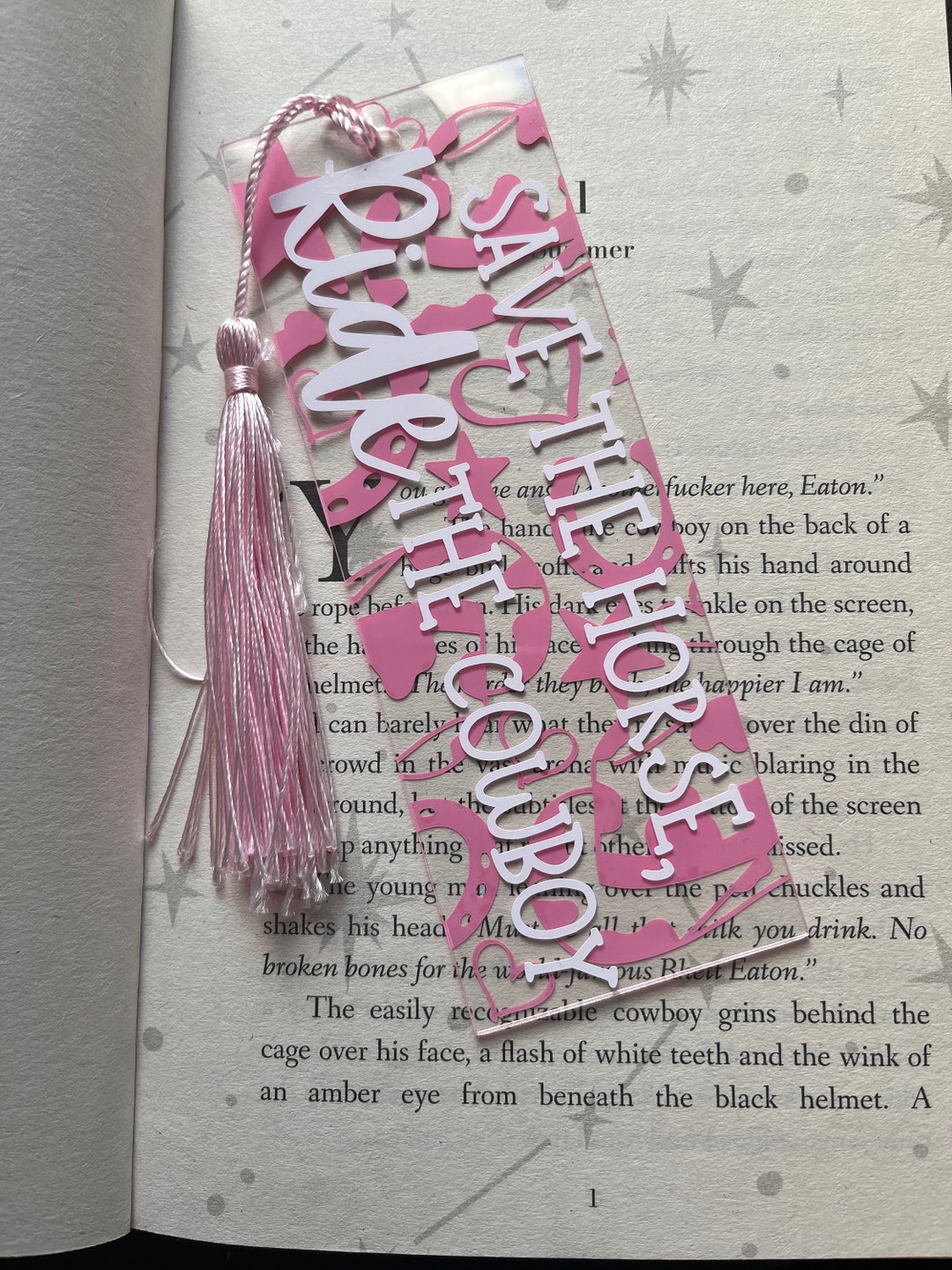 Save the Horse, Ride the Cowboy Bookmark// Smut Books Accessory, Adult ...