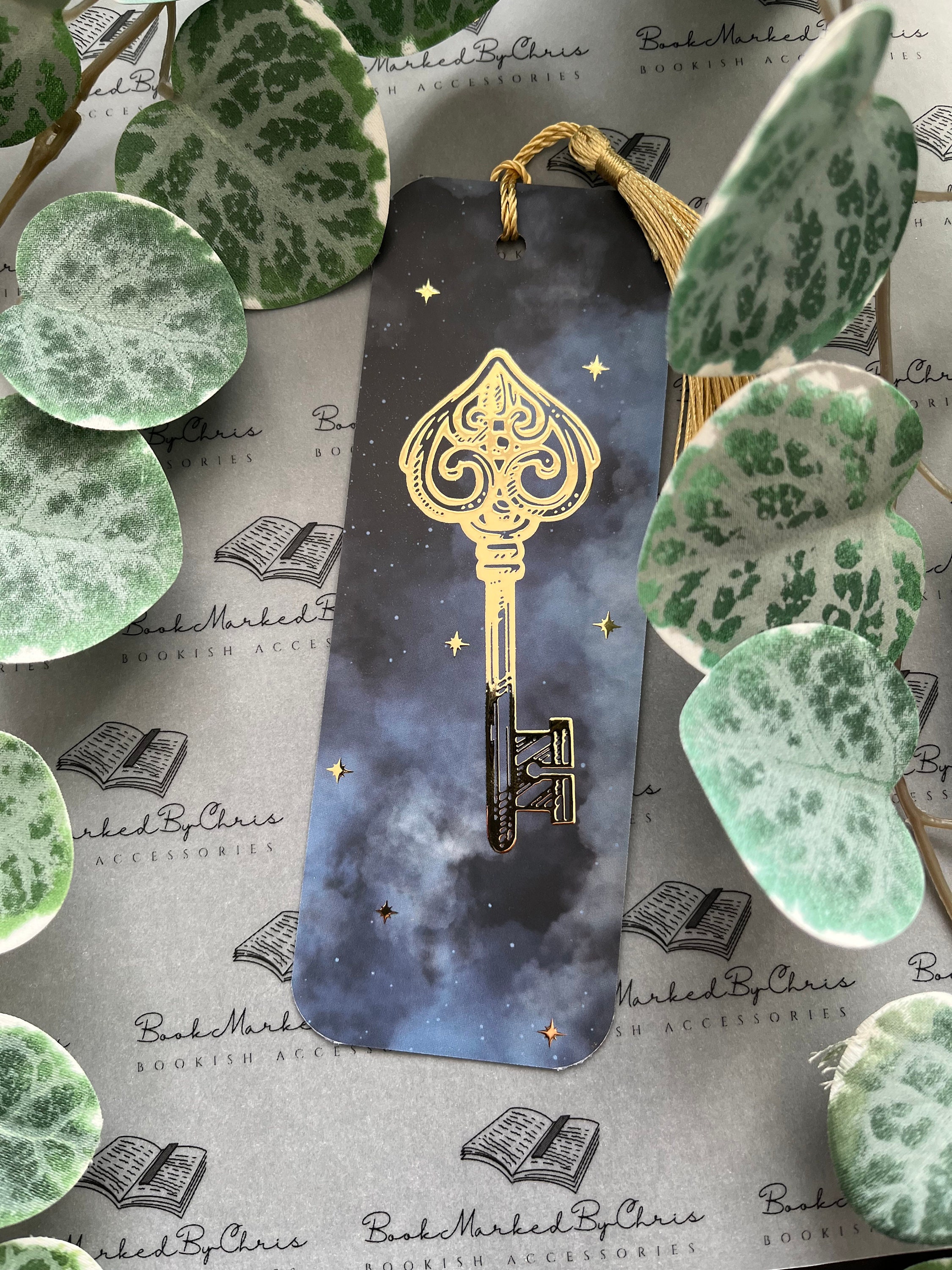 The Golden Key Bookmark //cass Gellar Romance Book Romance - Etsy