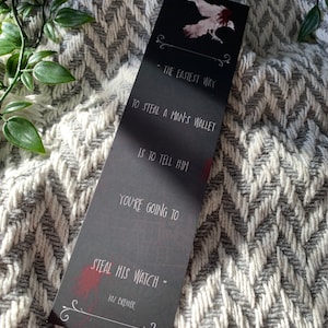 Six of Crows Bookmark Grishaverse Fantasy Inspired Handmade - Etsy UK
