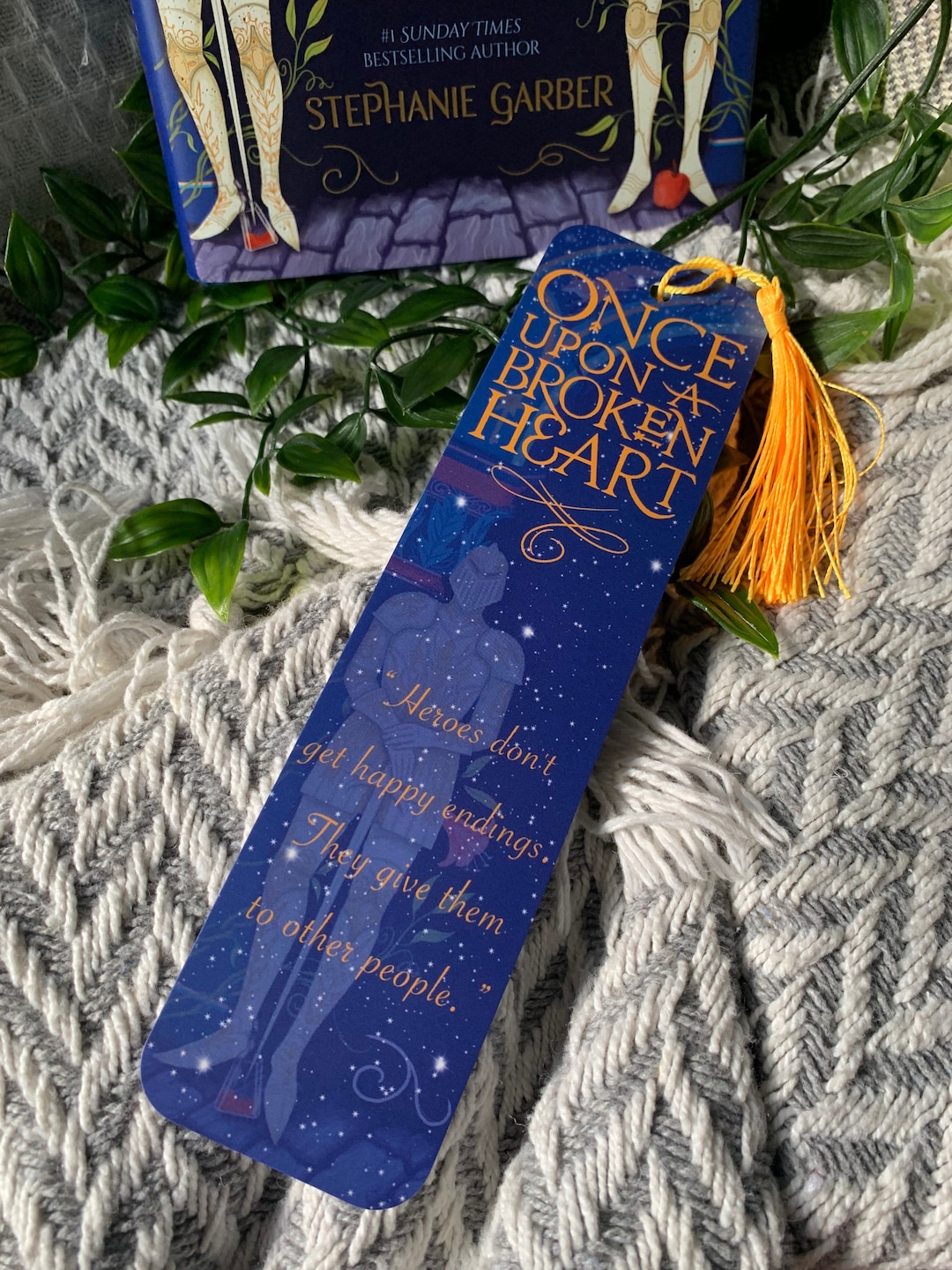 Once Upon A Broken Heart Bookmark// Bookish Gifts,bookish Bookmarks ...