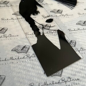 Wednesday Addams // Acrylic Bookmark, Wednesday, Book Mark,wednesday ...
