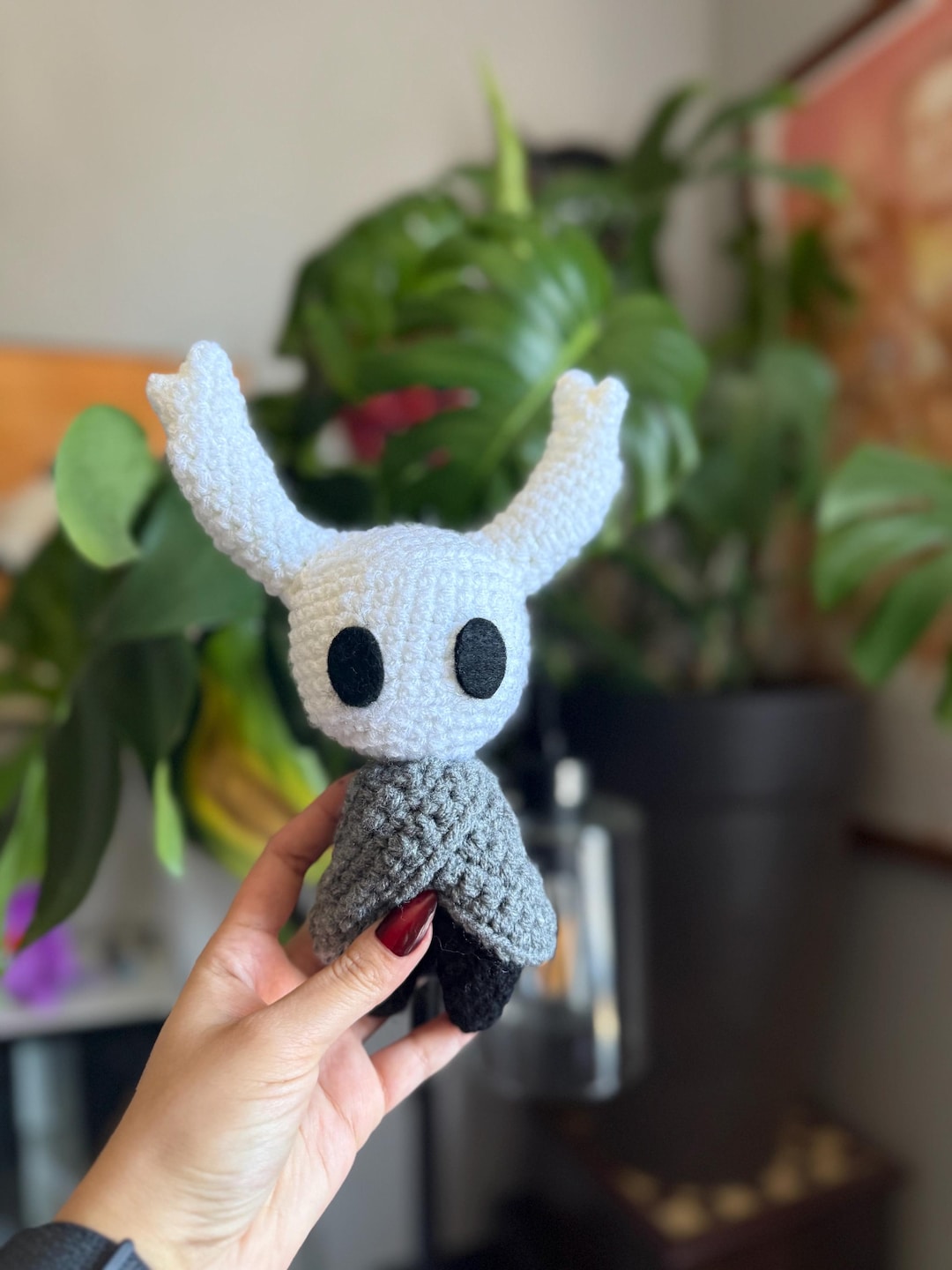 Handmade Crocheted Hollow Knight Inspired Plushie of the Knight - Etsy