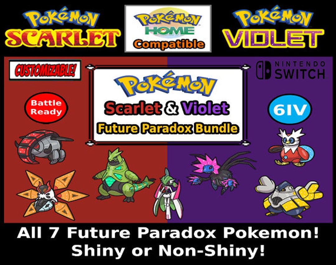 Future Paradox Bundle Pokemon Scarlet Violet Fast Delivery - Etsy