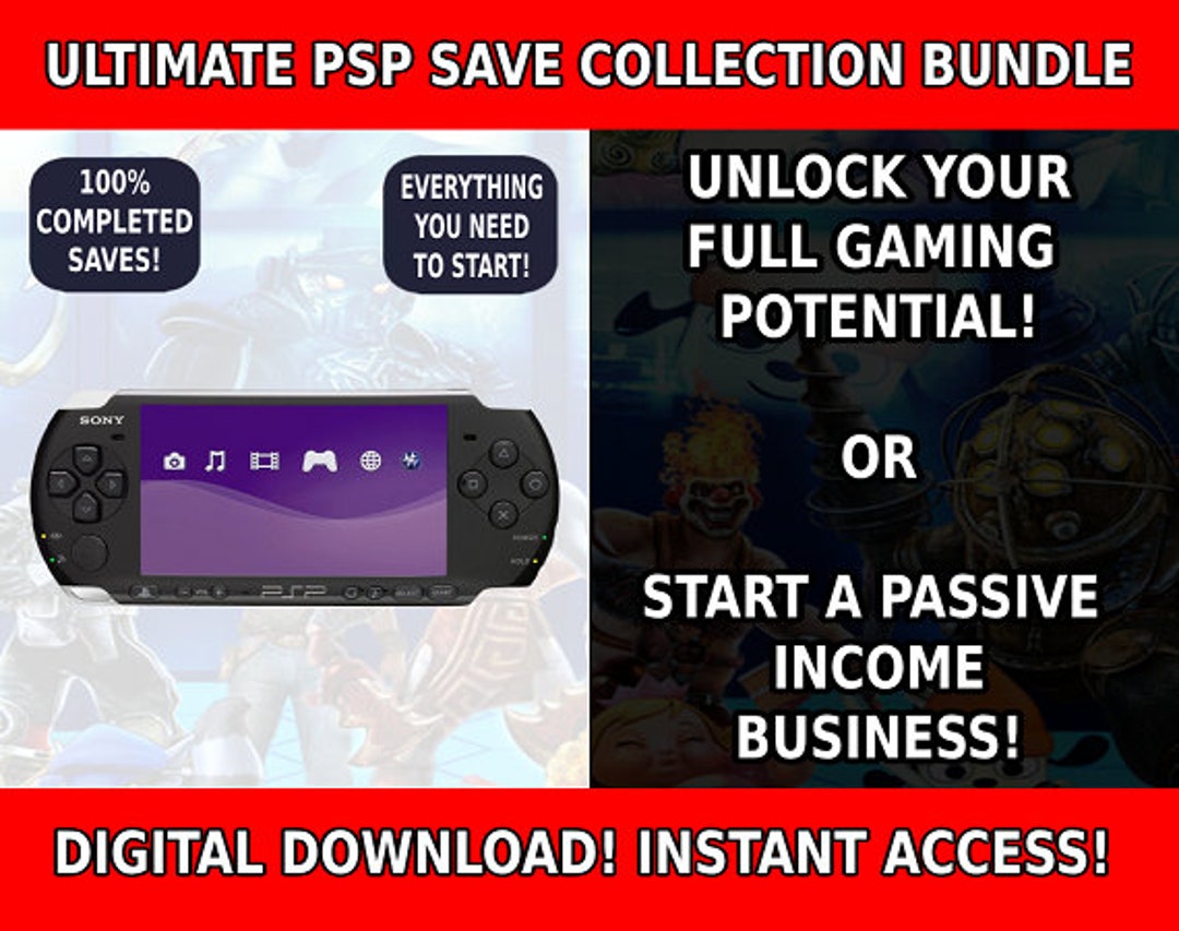 PSP Save Collection Guide Instant Download God of War, Final Fantasy ...