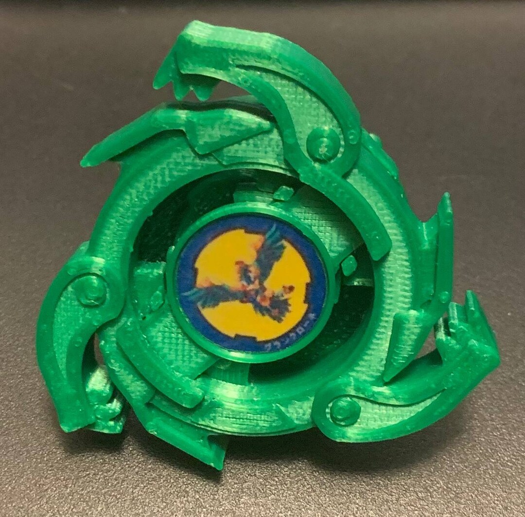 Beyblade Grand Crow Complete 3D Print PLA Vforce - Etsy