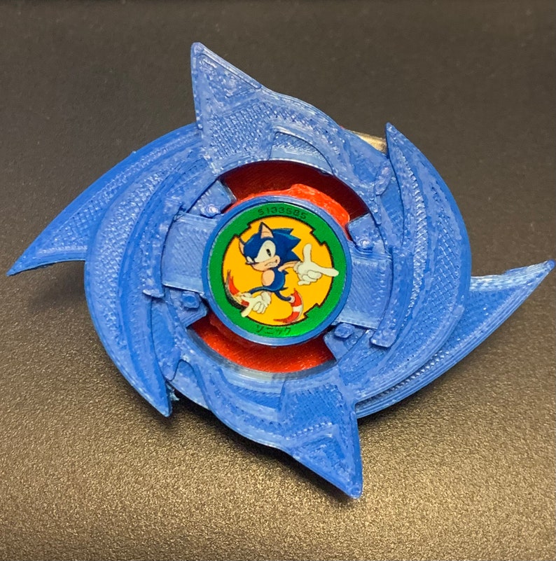Beyblade Sonic GT Complete 3D Print PLA Vforce - Etsy