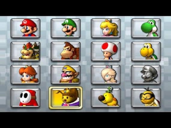 Mario Kart 7 Characters